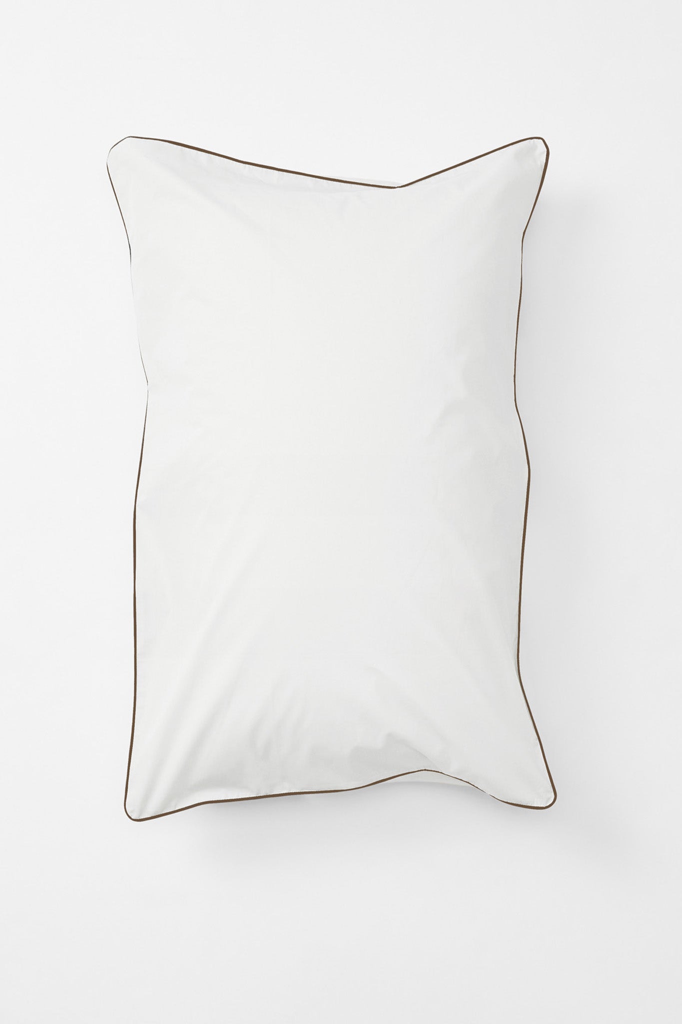 Pillowcase Pair in Contrast Edge, Prism with Carob – SUTRAM
