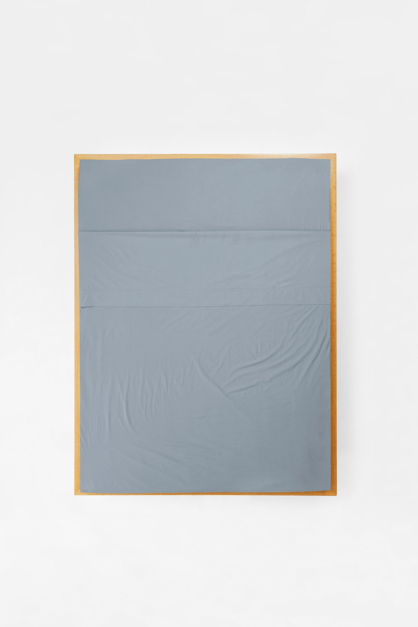 Flat Sheet in Half Blue – SUTRAM